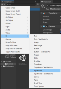 【Unity】InputFieldを使用して名前入力欄を実装する方法 | まつぼんゲームズ