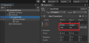 【Unity】InputFieldを使用して名前入力欄を実装する方法 | まつぼんゲームズ